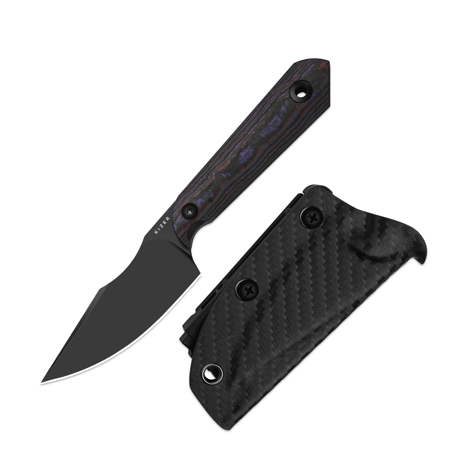 Mini Harpoon 3.0 inch S45VN Fat Carbon 1040S9-Kizer