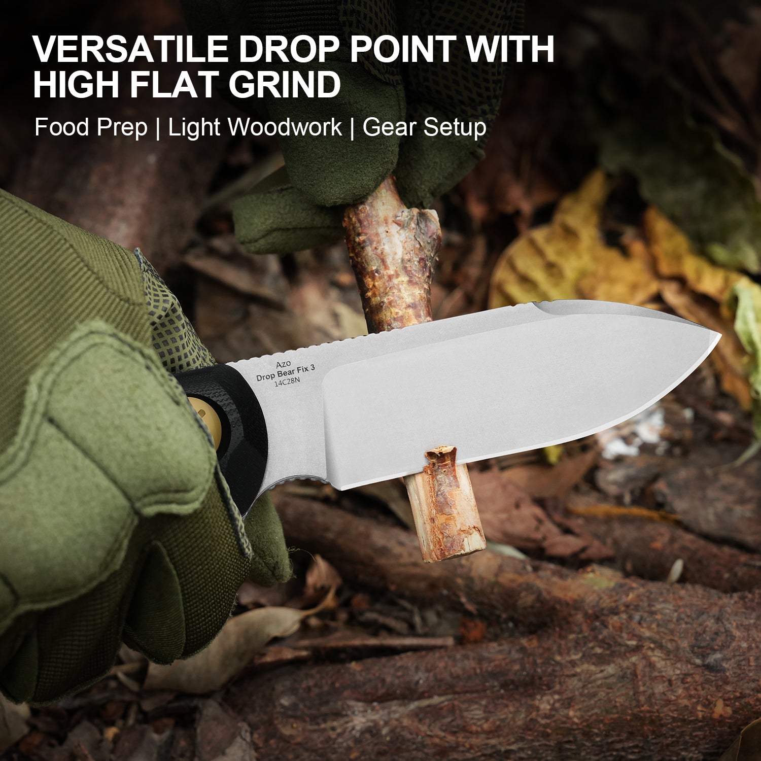 Drop Bear Fix 3 - 3.8 inch 14C28N G10 1101A1-Kizer