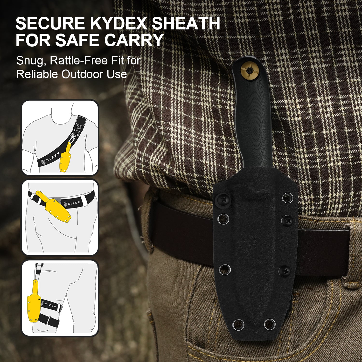 Drop Bear Fix 3 - 3.8 inch 14C28N G10 1101A1-Kizer