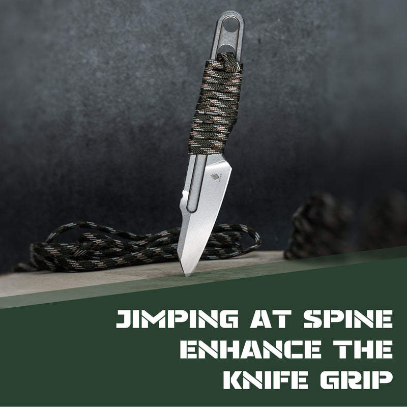 Cobbler 2.89 inch D2 Fixed Blade D2 Handle 1057A1-kizer