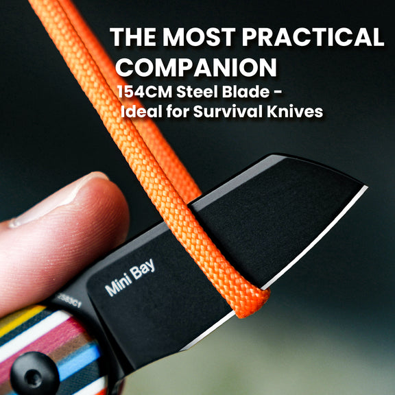 Mini Bay No Lock Colorful G10 Handle Serape Knife | Kizer