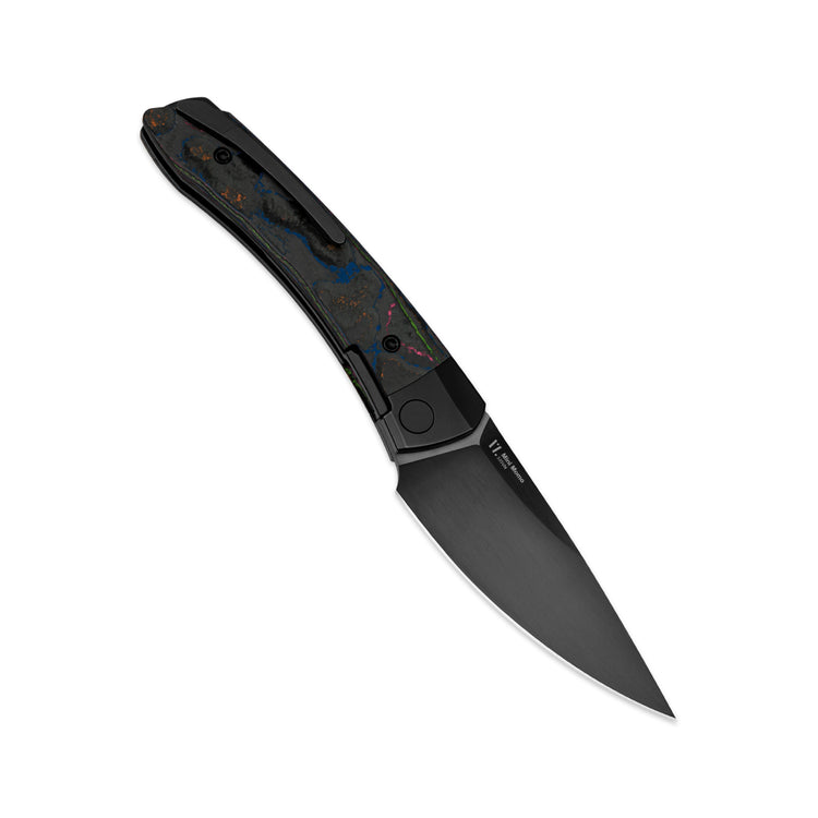 Mini MoMo | S35VN | Titanium+Camo Carbon 80‘s | Ki3663A2 – Kizer