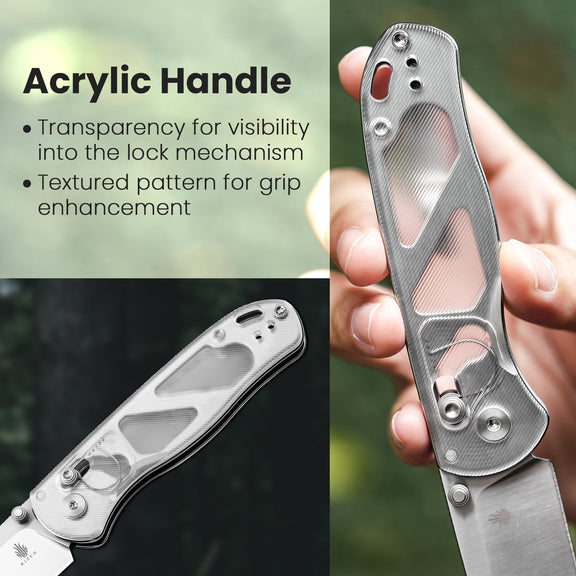 Drop Bear 2.97 inch NitroV Blade Acrylic Handle V3619A1-Kizer