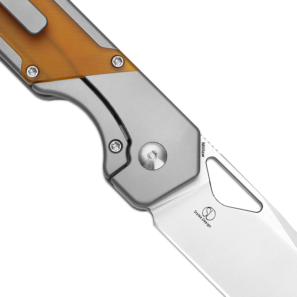 Kizer Militaw Folding Knife White Mountain Knives Exclusive - V3634E3