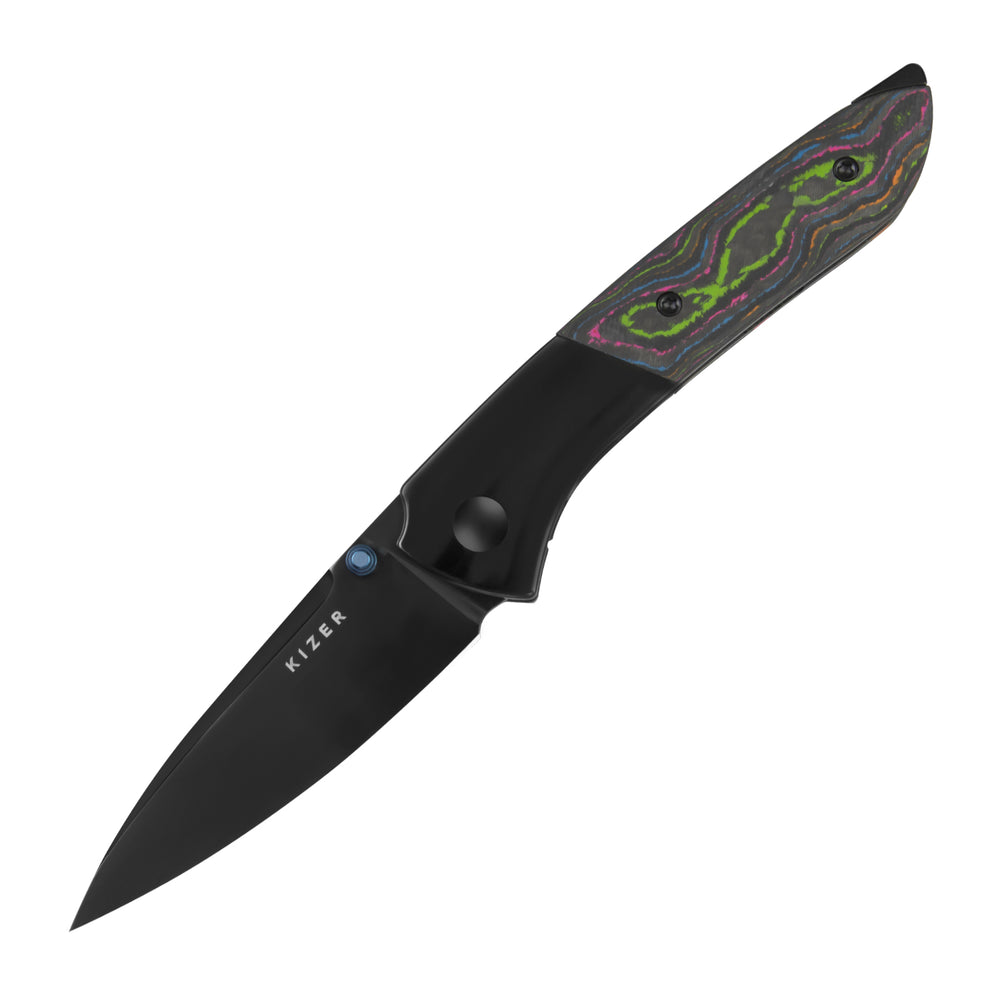 Spitfire 3.13 inch S35VN Titanium & Camo Carbon 80's Ki3690A2-Kizer
