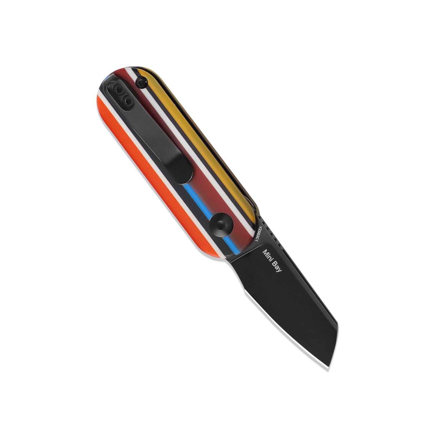 Mini Bay No Lock Colorful G10 Handle Serape Knife | Kizer